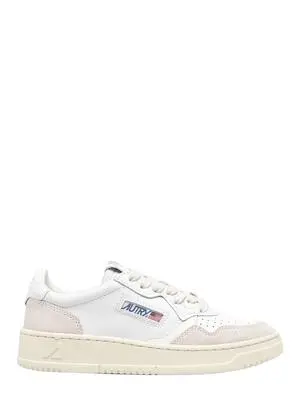 AUTRY Medalist Low Suede Sneakers - White