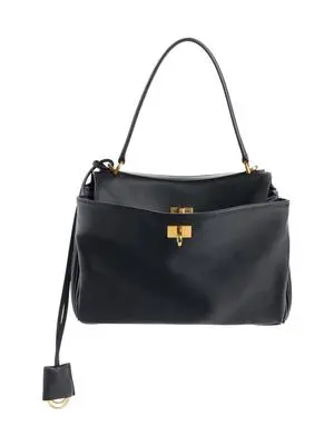 Balenciaga Mini Rodeo Leather Top Handle Bag - 1000 Black