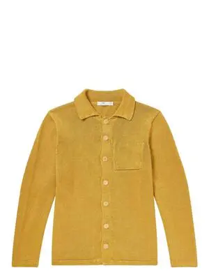Inis Meáin Linen Cardigan - Yellow
