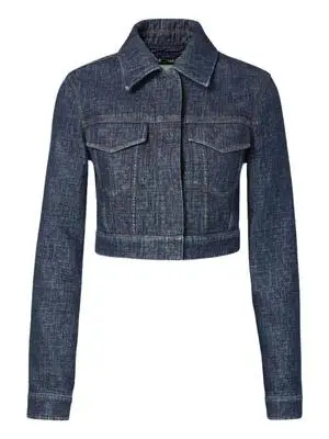 Fendi Denim Cotton Jacket - Blue