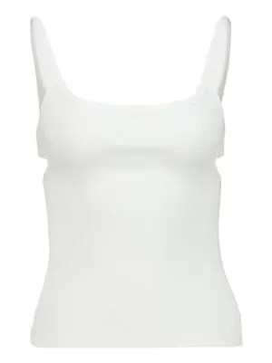 COURREGES Cotton Tank Top - White
