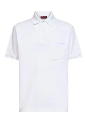 Gucci Cotton Polo Shirt - White