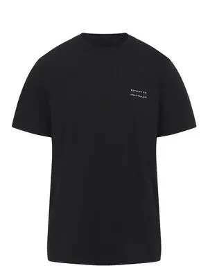 Moncler Logo Cotton T-shirt - Black