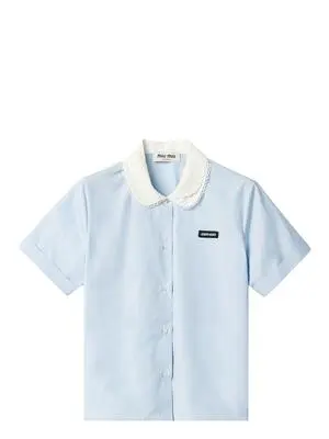 Miu Miu Poplin Shirt - Blue