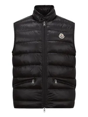 Moncler Gui Slim Fit Vest - Black