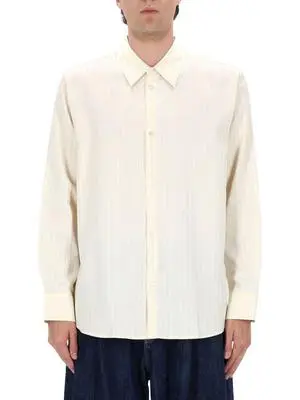 Studio Nicholson Striped Cotton Shirt - Ivory