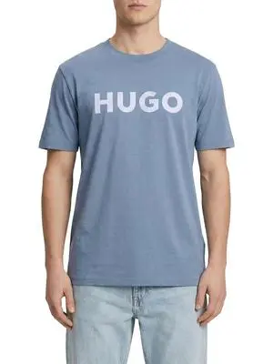 Hugo T-shirt Men Blue