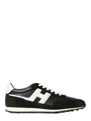 Hogan Leather Lace-up Sneakers - Black