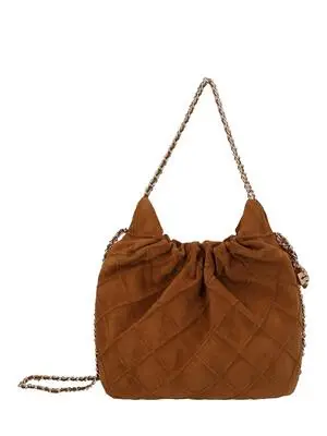 Tory Burch Shoulder Bag With Chain Strap - Brown