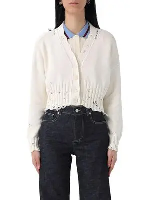 Marni Long Sleeve Sweater - White