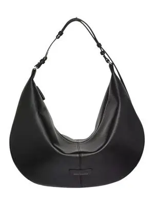 Armani Exchange Logo-detail Shoulder Bag - Black
