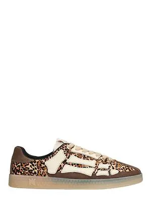Amiri Pacific Bones Leather And Suede Trainers - Mult/other