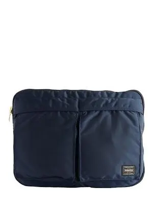 PORTER-YOSHIDA & CO Tanker Nylon-shell Document Case - Iron Blue