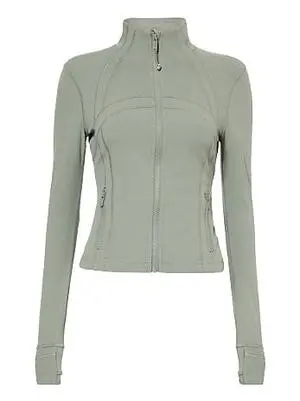 Lululemon Define Nulu High-neck Stretch-woven Jacket - Willow Leaf