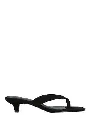 Steve Madden Tracie Suede Heeled Sandals - Black