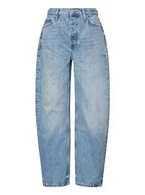 ANINE BING Fritz Barrel-leg Denim Jeans - Baltic Blue