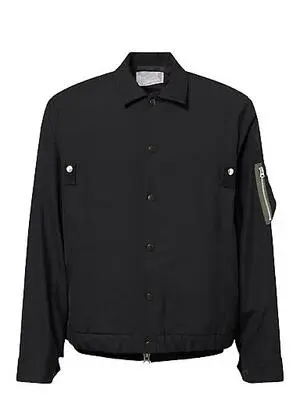 Sacai Contrast-layered Jacket - Black