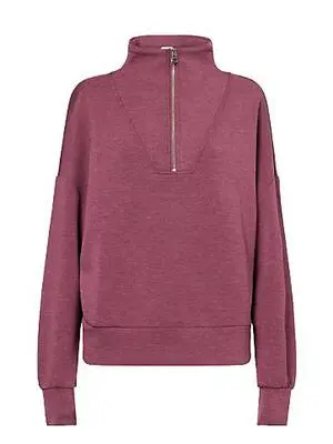 Varley Hawley Half-zip Sweatshirt - Sassafras Marl