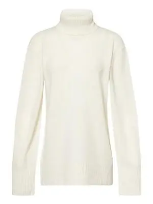 TOTEME Relaxed-fit Turtleneck Cashmere Jumper - Ecru