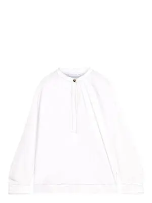Proenza Schouler Carter Cotton-poplin Blouse - White