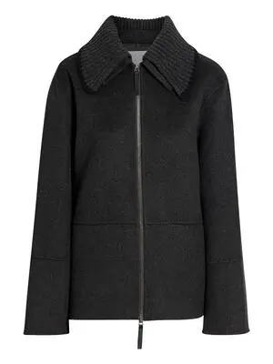 Proenza Schouler Wool-blend Felt Jacket - Charcoal