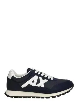 Armani Exchange Logo Detail Sneakers - Blue