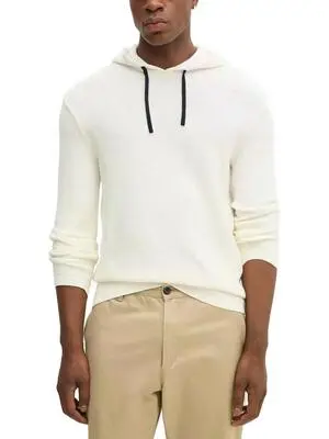 Armani Exchange Long-sleeve Hooded Sweater - Neutrals