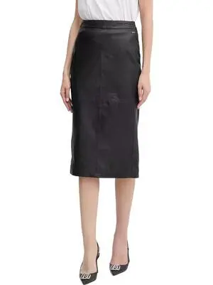 Armani Exchange Panelled Skirt - Black