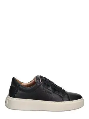 ALEXANDER SMITH Logo Plaque Sneakers - Black