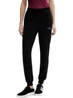 Armani Exchange Logo-detail Track Pants - Black