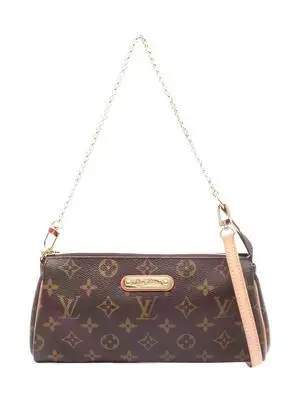 LOUIS VUITTON 2010 Monogram Chain Shoulder Bag - Brown