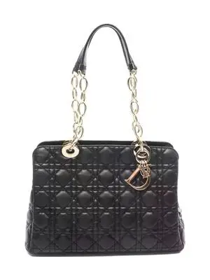 DIOR Lady Dior Cannage Chain Tote Bag