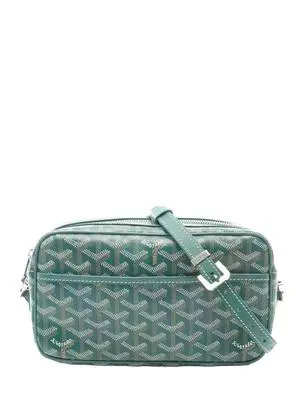 Goyard 2010s Pm Cup Vert Logo-pattern Crossbody Bag - Green