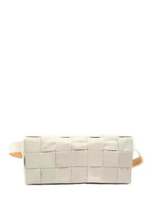 Bottega Veneta 2010s Cassette Maxi-intrecciato Belt Bag - Neutrals