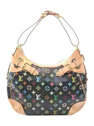 LOUIS VUITTON X Murakami Greta Shoulder Bag - Black