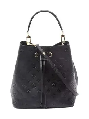 LOUIS VUITTON 2021 Néonoé Monogram Empreinte Bucket Bag - Black