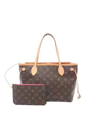 LOUIS VUITTON 2019 Monogram Neverfull Tote Bag - Brown