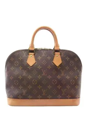 LOUIS VUITTON 1998 Pm Alma Monogram Tote Bag - Brown