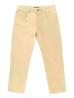 LOUIS VUITTON 2010s Corduroy Cotton Trousers - Neutrals