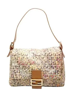 Fendi Mamma Baguette Handbag - Neutrals