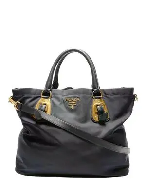 Prada 2010s Two-way Tote Bag - Blue