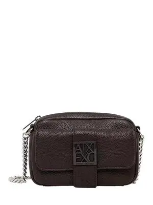 Armani Exchange Logo-detail Shoulder Bag - Brown