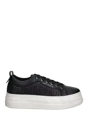 Armani Exchange Platform Sneakers - Black