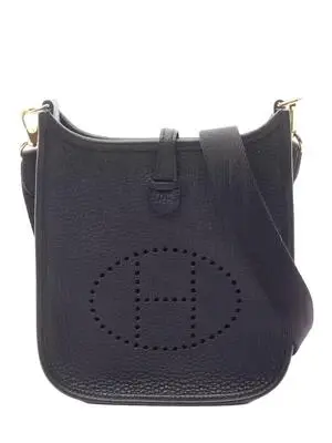 Hermès 2025 Leather Shoulder Bag - Black