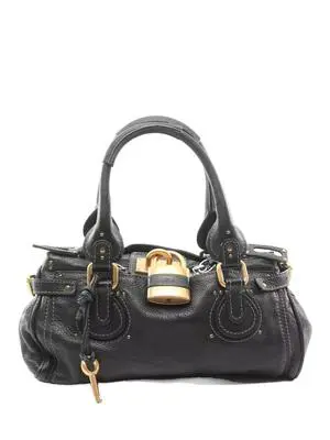 Chloé 2010s Paddington Leather Tote Bag - Black