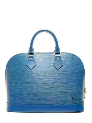LOUIS VUITTON 1997 Alma Epi-leather Tote - Blue