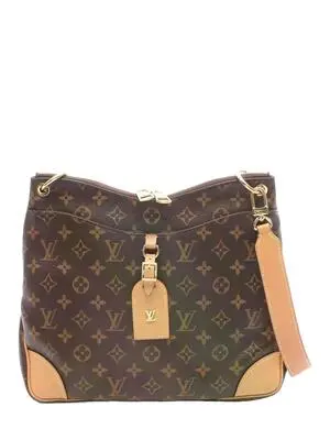 LOUIS VUITTON 2000s Odeon Mm Monogram Tote Bag - Brown