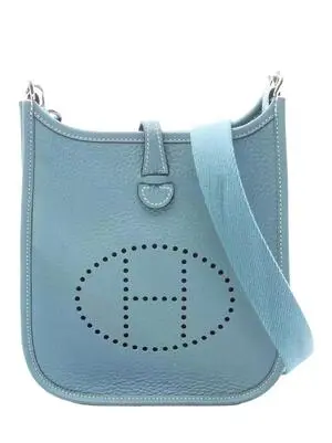 Hermès Leather Shoulder Bag - Blue