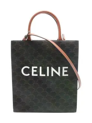 Celine 2010s Triomphe Tote Bag - Brown