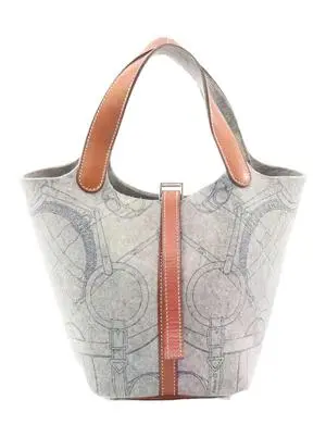 Hermès 2008 Picotin Pm Tote Bag - Grey